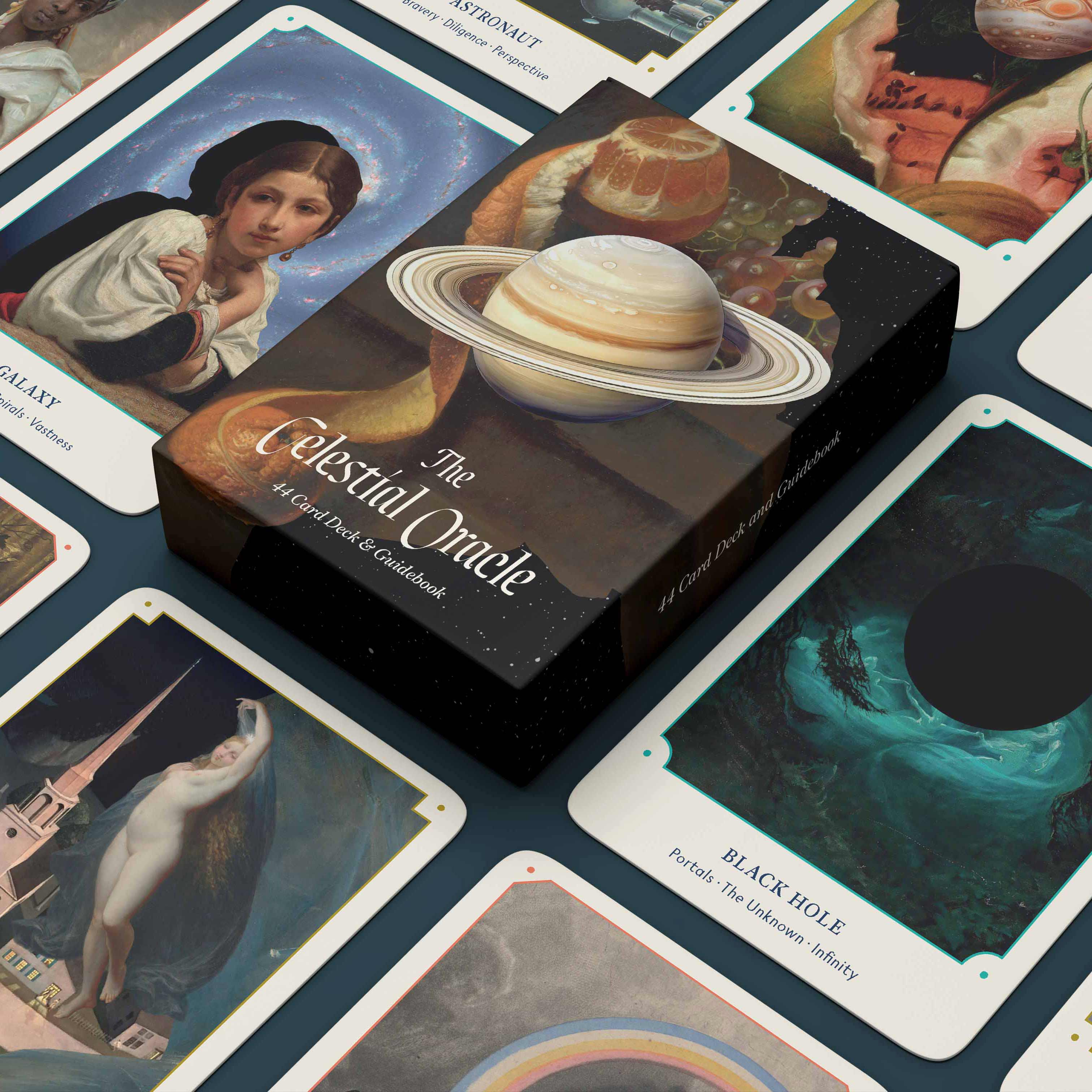The Celestial Oracle: 44 Card Deck and Guidebook – cloud 9 clay
