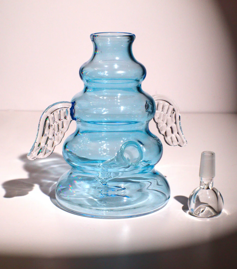 Hell Bent Heaven Sent Go Easy Bong – cloud 9 clay